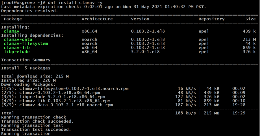 Install and configure ClamAV in Linux – Osgrove