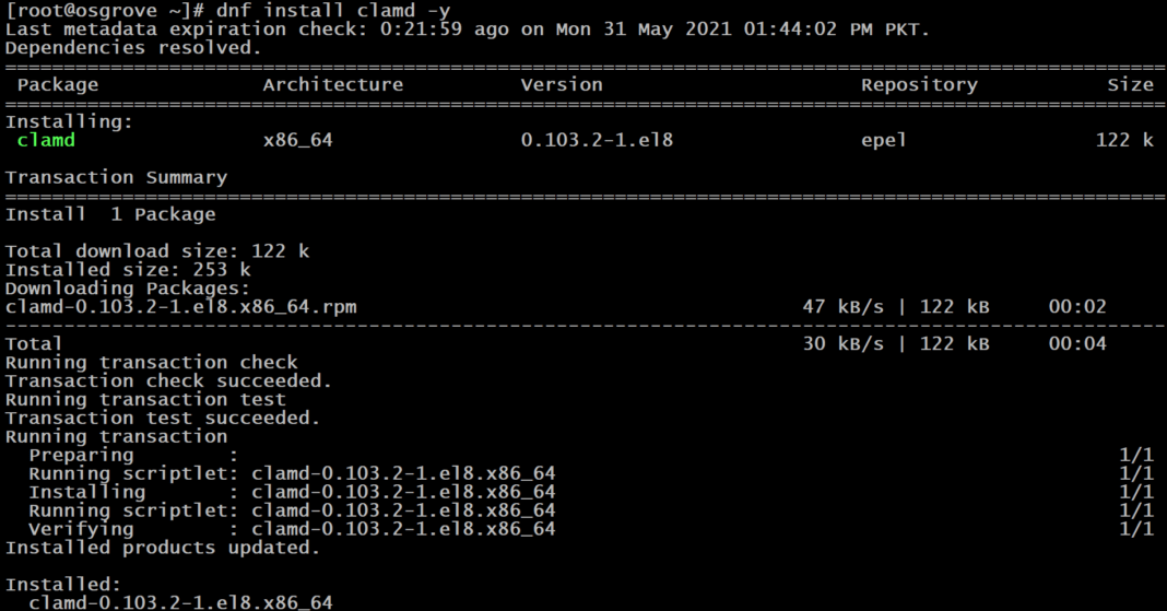 Install and configure ClamAV in Linux – Osgrove