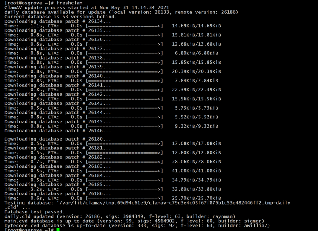 Install and configure ClamAV in Linux – Osgrove