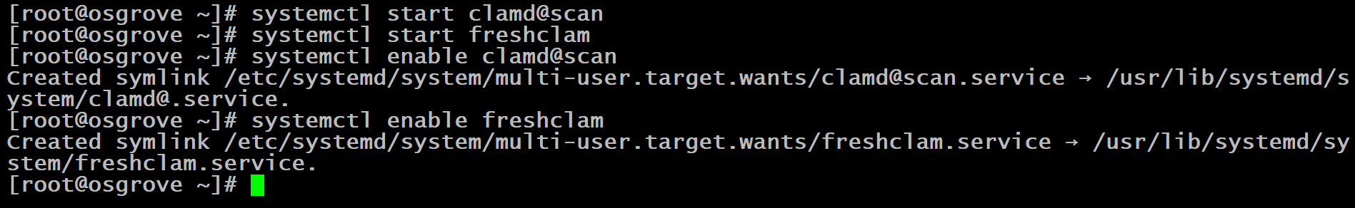 Install and configure ClamAV in Linux – Osgrove