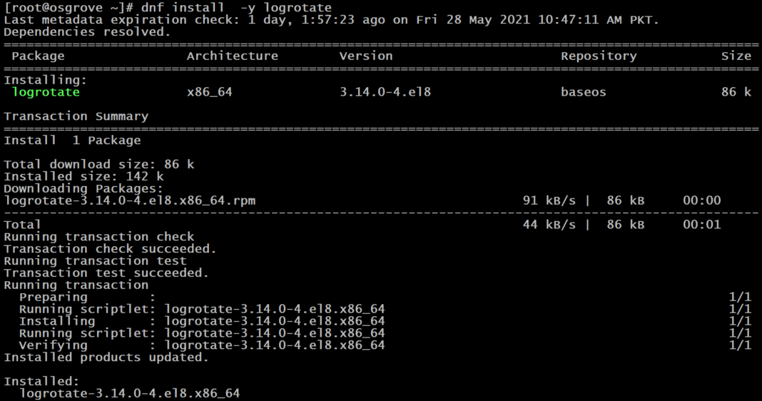 Install and Configure LogRotate on Linux – Osgrove